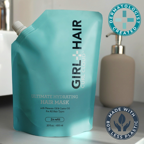 Ultimate Hydrating Hair Mask | GIRL+HAIR | Deep Conditioning for Dry ...